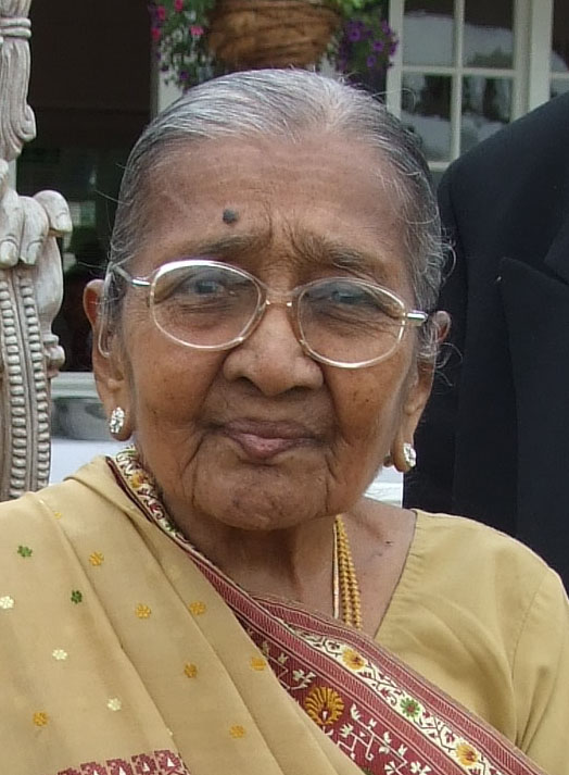 Late Ratanbai Juthalal Raishi Haria | Oshwal Association of the U.K.