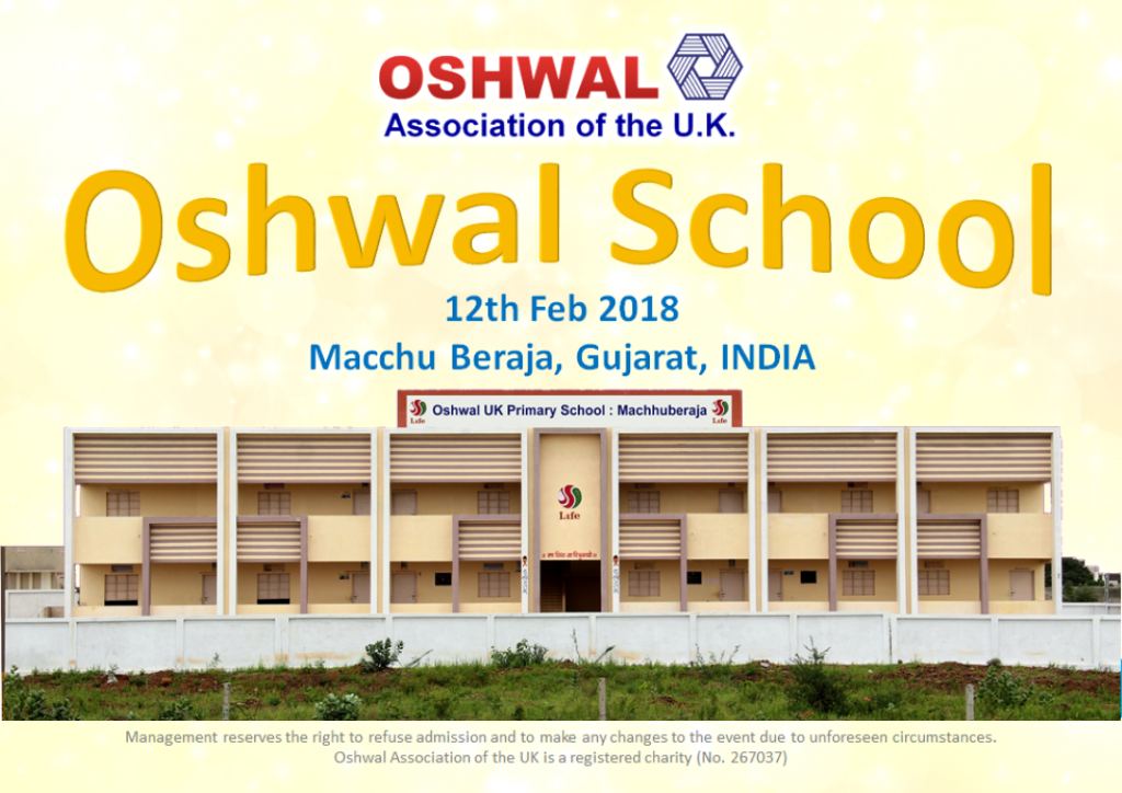 Oshwal School 2018 | Oshwal Association of the U.K.