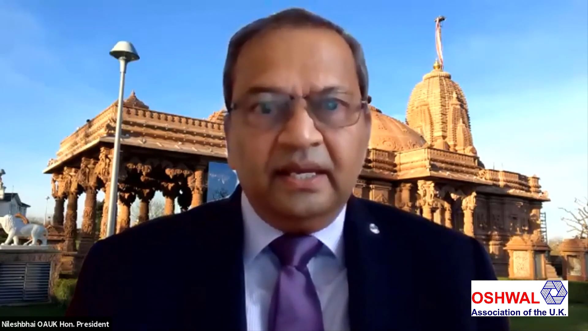 Special Address by Hon. President | Oshwal Association of the U.K.