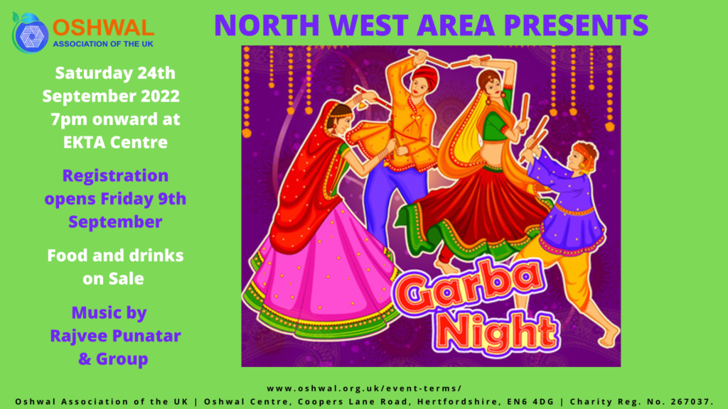 North West Area – Raas Garba | Oshwal Association of the U.K.