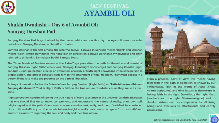 Chaitra Maas – Shri Navpad Ayambil Oli – 2023 | Oshwal Association of ...