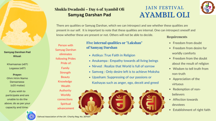 Chaitra Maas – Shri Navpad Ayambil Oli – 2023 | Oshwal Association of ...