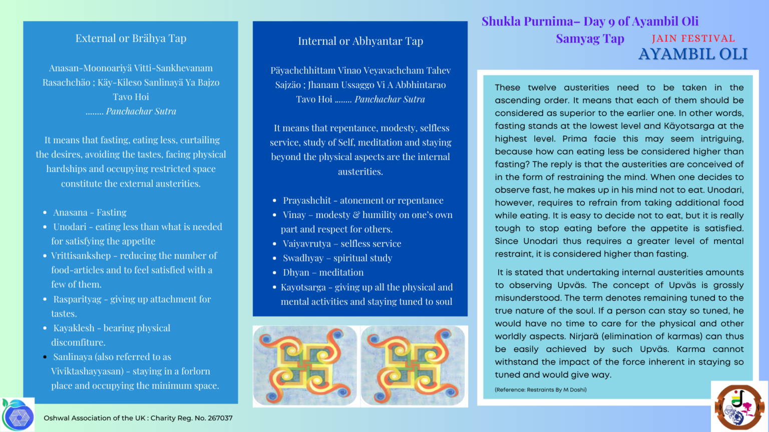 Chaitra Maas – Shri Navpad Ayambil Oli – 2023 | Oshwal Association of ...