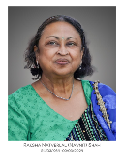 Late Raksha Natverlal (Navnit) Shah | Oshwal Association of the U.K.