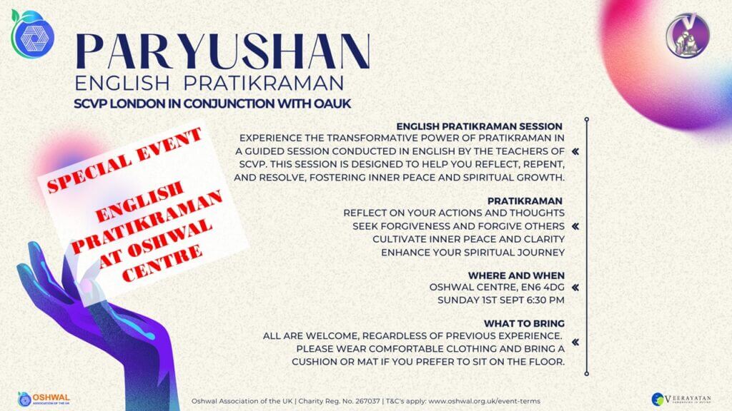 Paryushan 2024 | Oshwal Association of the U.K.