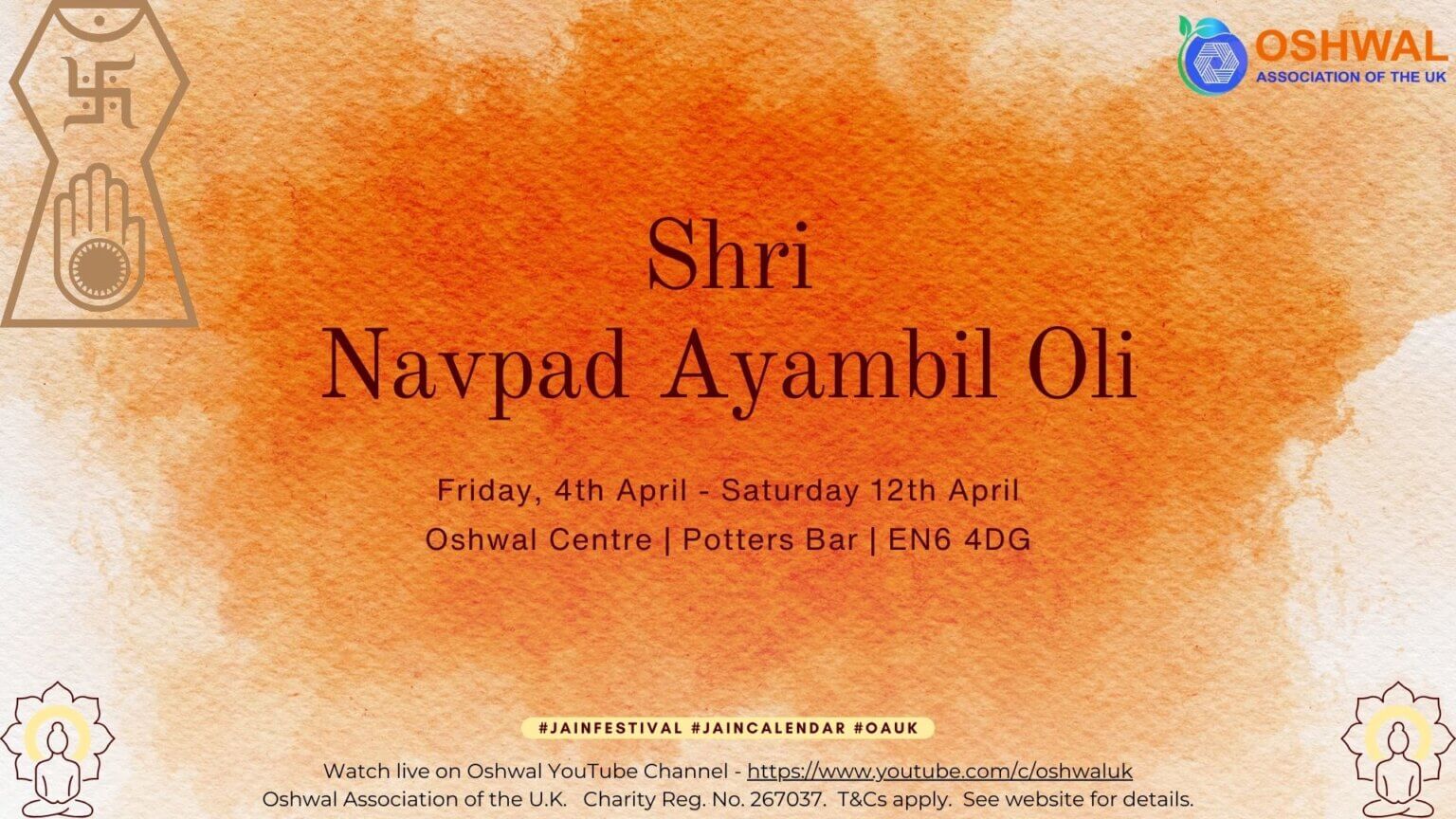 Chaitra Maas – Shri Navpad Ayambil Oli – 2025 | Oshwal Association of ...