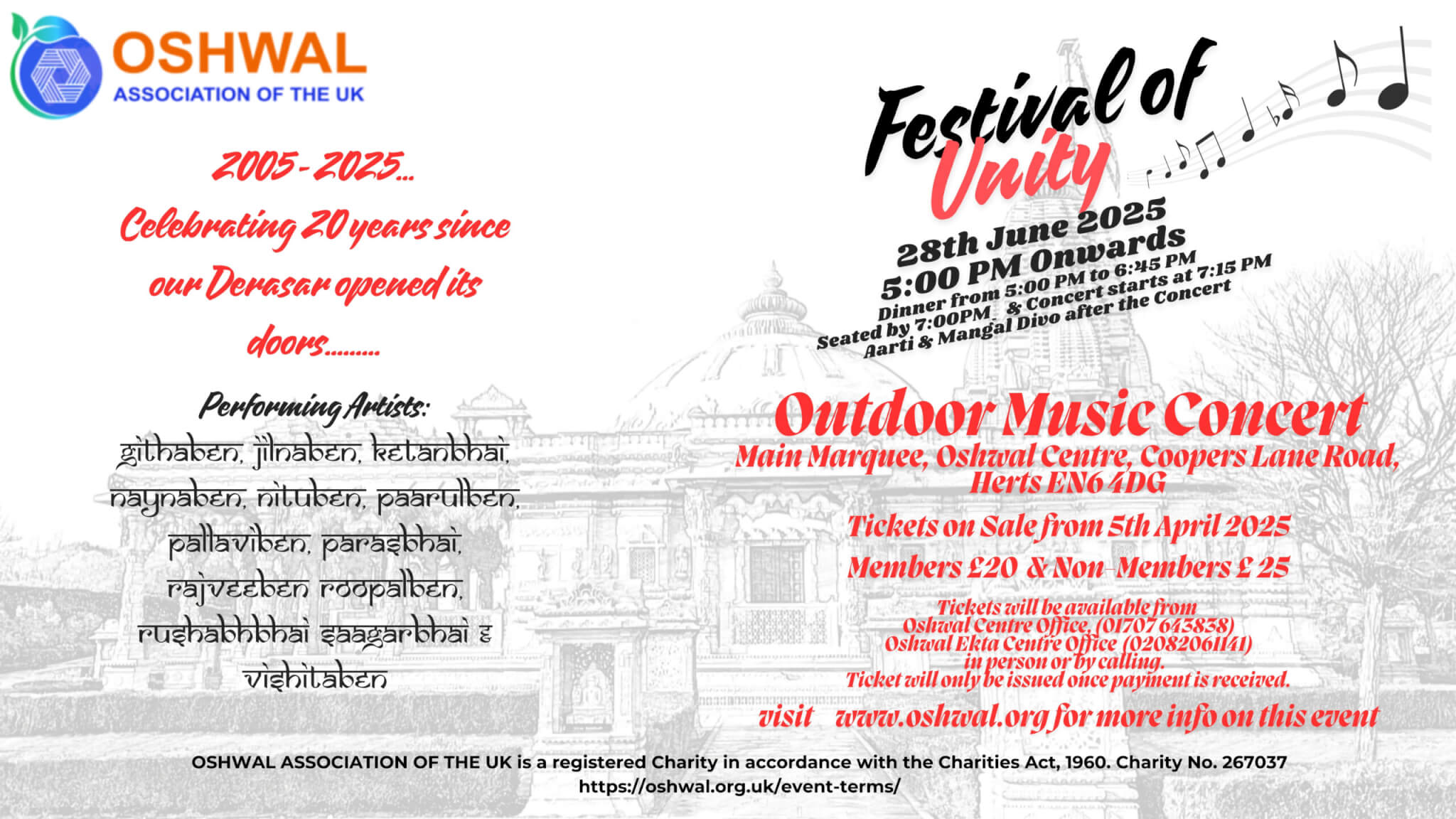 Festival of Unity Landscape – 1 | Oshwal Association of the U.K.