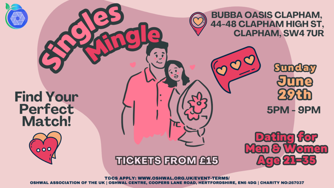 OAUK Young Adults Singles Mingle | Oshwal Association of the U.K.