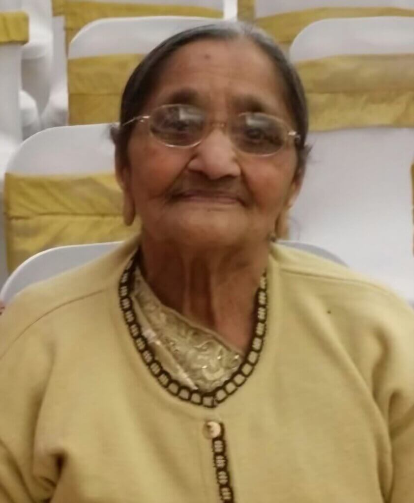 Late Jasodaben Velji Merag Shah | Oshwal Association of the U.K.