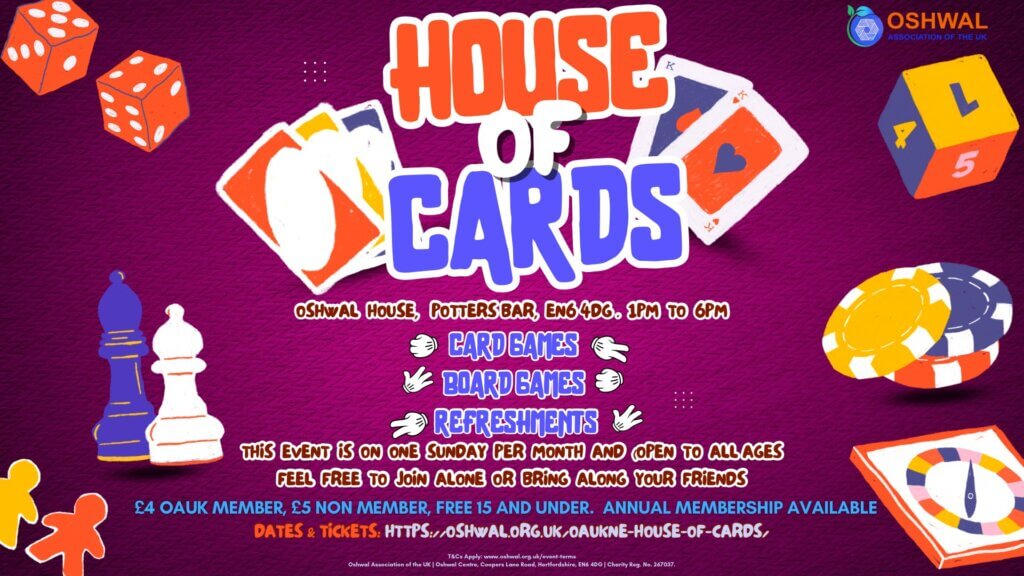 House of Cards 2026 | Oshwal Association of the U.K.