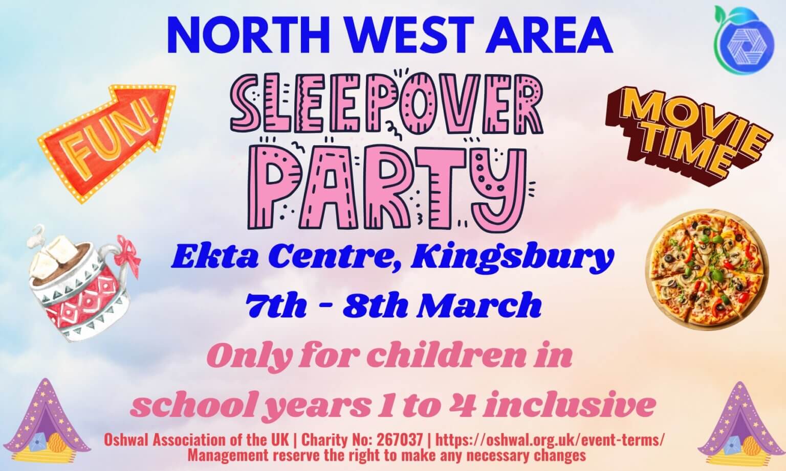 North West Area – Sleepover Party 2026 | Oshwal Association of the U.K.